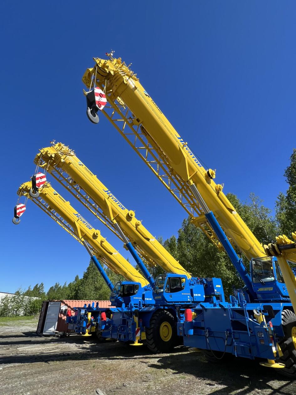 Tadano GR-1000EX-4 -nosturit toimitettiin Havatorille - Havator Suomi